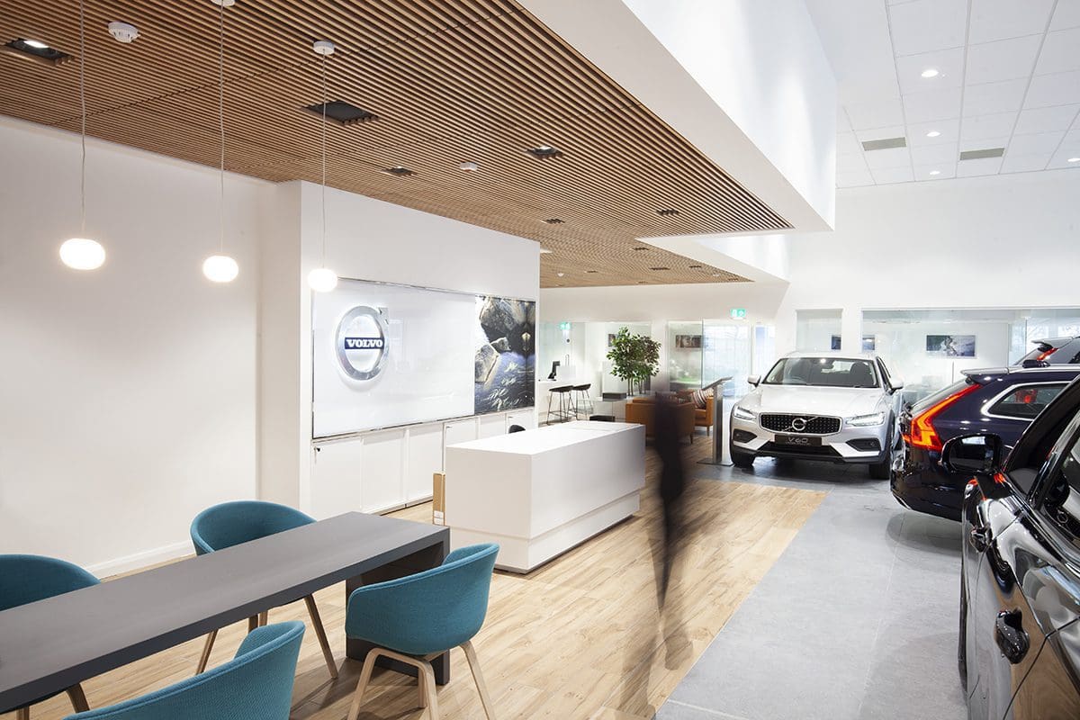 Volvo Showroom Commercial Photoshoot - Sharkfin Media